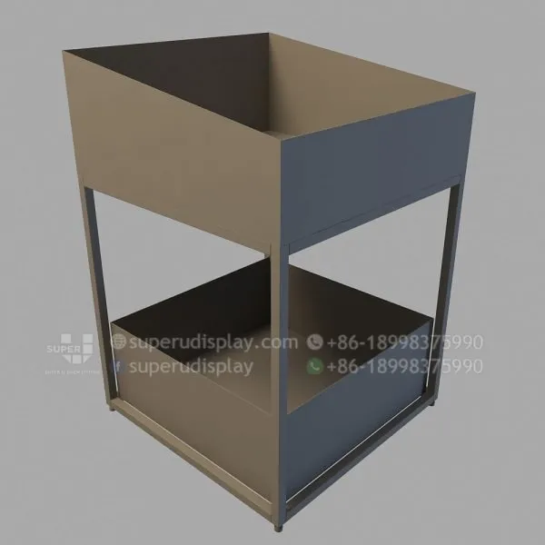 Custom Square Promotion Display Bin Manufacturer Supplier