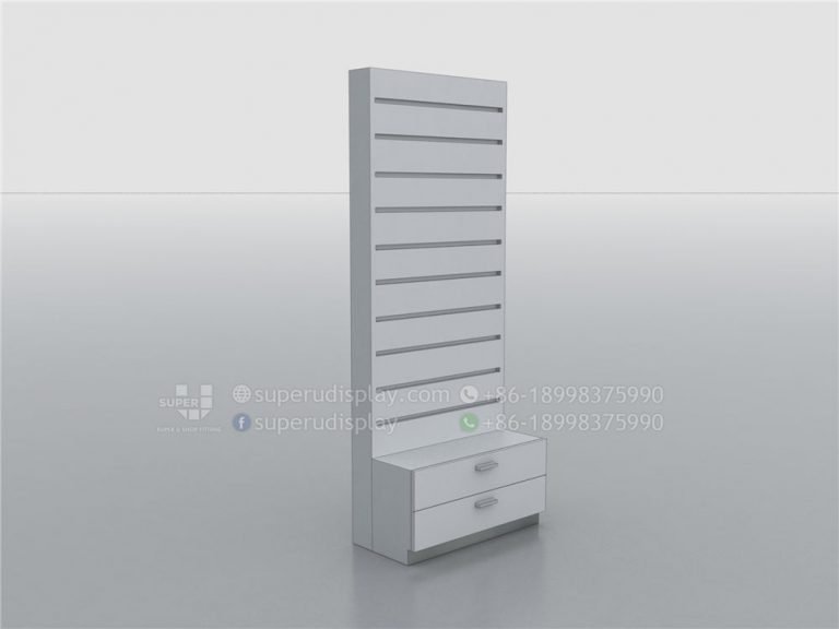 Custom Wall Stand Slatwall Retail Shop Shelving for Product Display ...