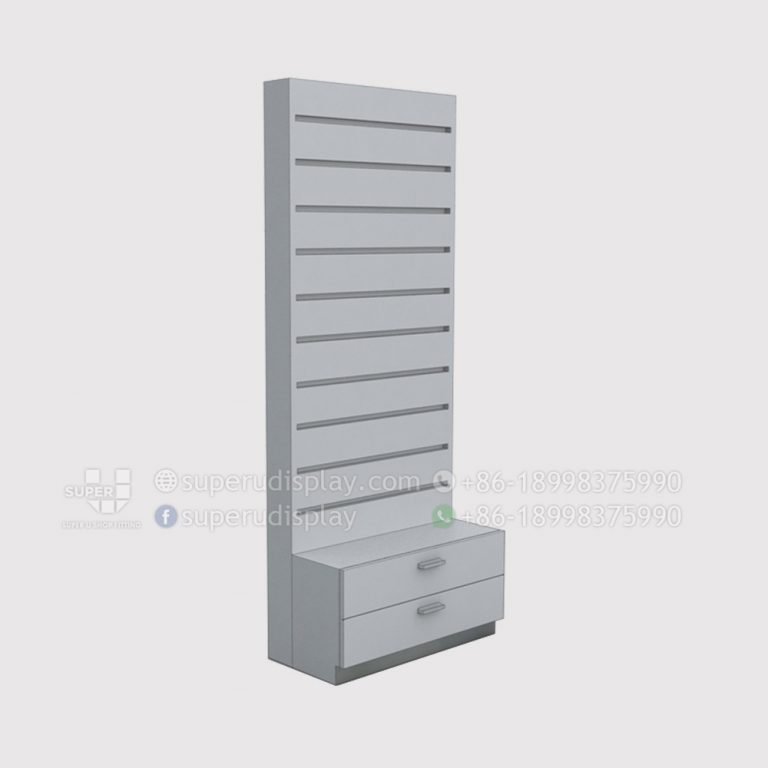 Custom Wall Stand Slatwall Retail Shop Shelving for Product Display ...