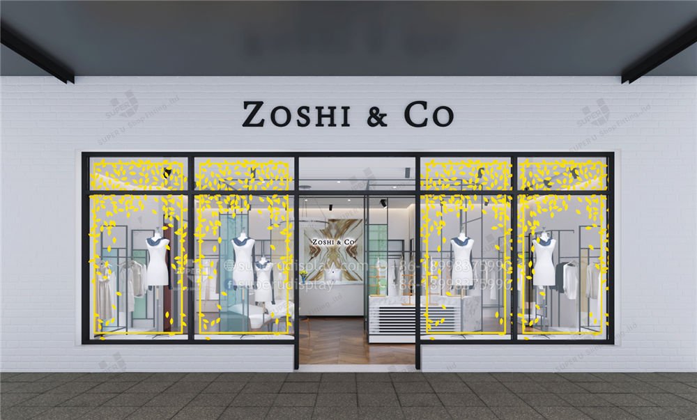 Zoshi & Co Small Clothes Shop Design