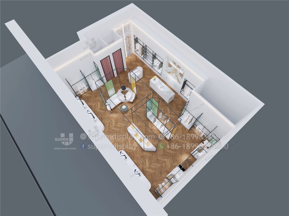 Zoshi & Co Small Clothes Shop Design