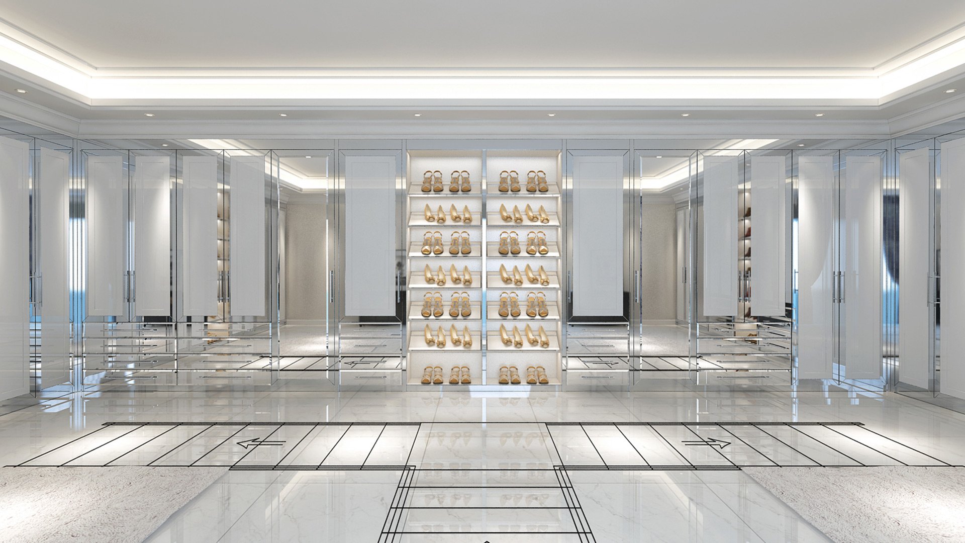 Fiona Smith Walk-In Closet Design & Manufacturing Project