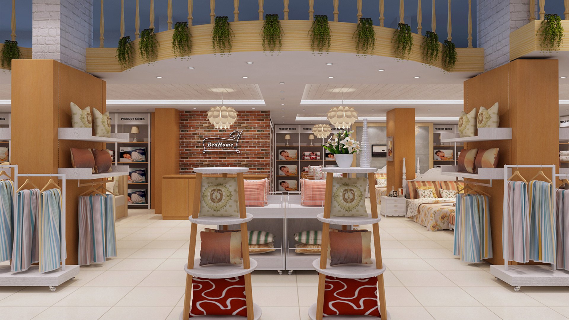 BedHome Bed Store Interior Design Project