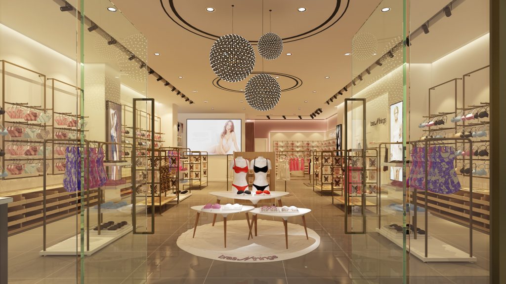 Guilty Pleasures Lingerie Shop Interior Design