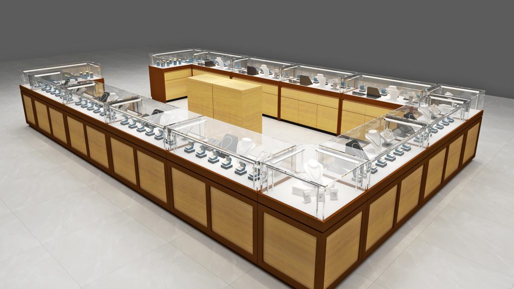 Cartier 3D Rendering Luxury Jewelry Shop Interior Design and Shop ...