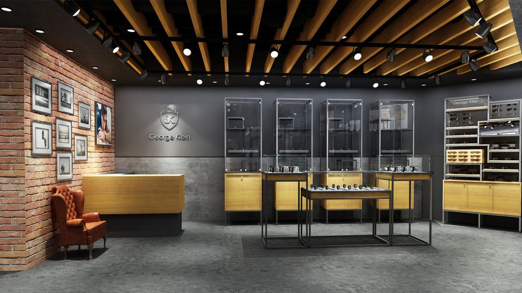 Cartier 3D Rendering Luxury Jewelry Shop Interior Design and Shop ...