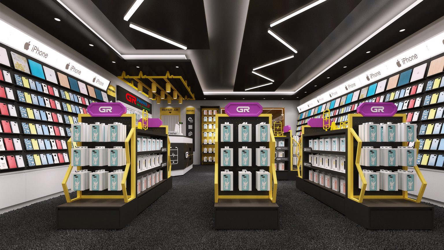 Fone Box Cell Phone Accessories & Cell Phone Shop Design