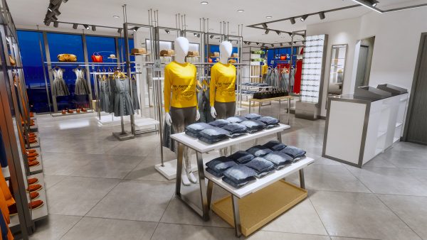 Iconic Clothes Showroom Design & Shop Display Furniture Design