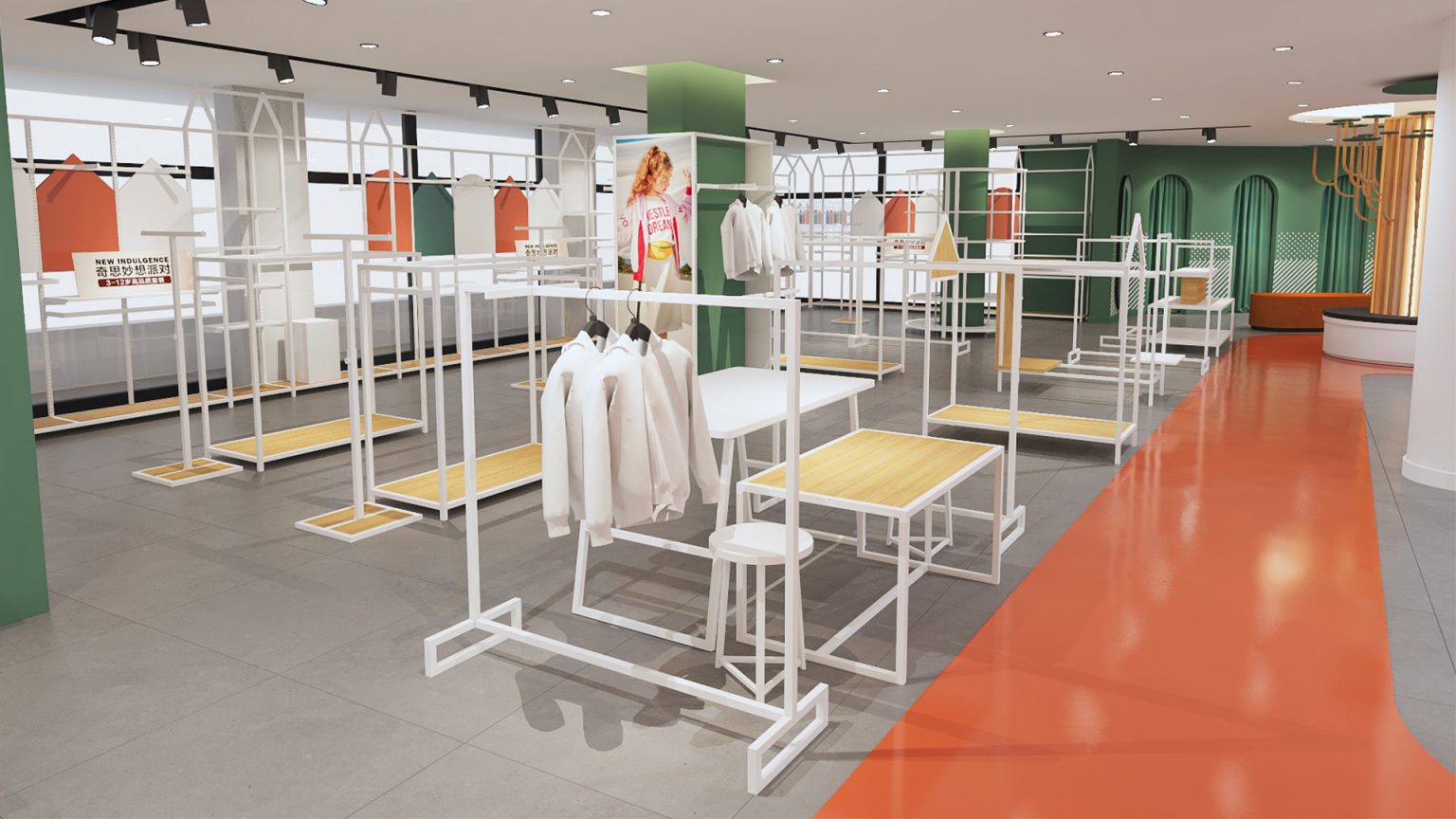 Mom and Me Baby Boutique Store Design & Shopfitting Manufacturing