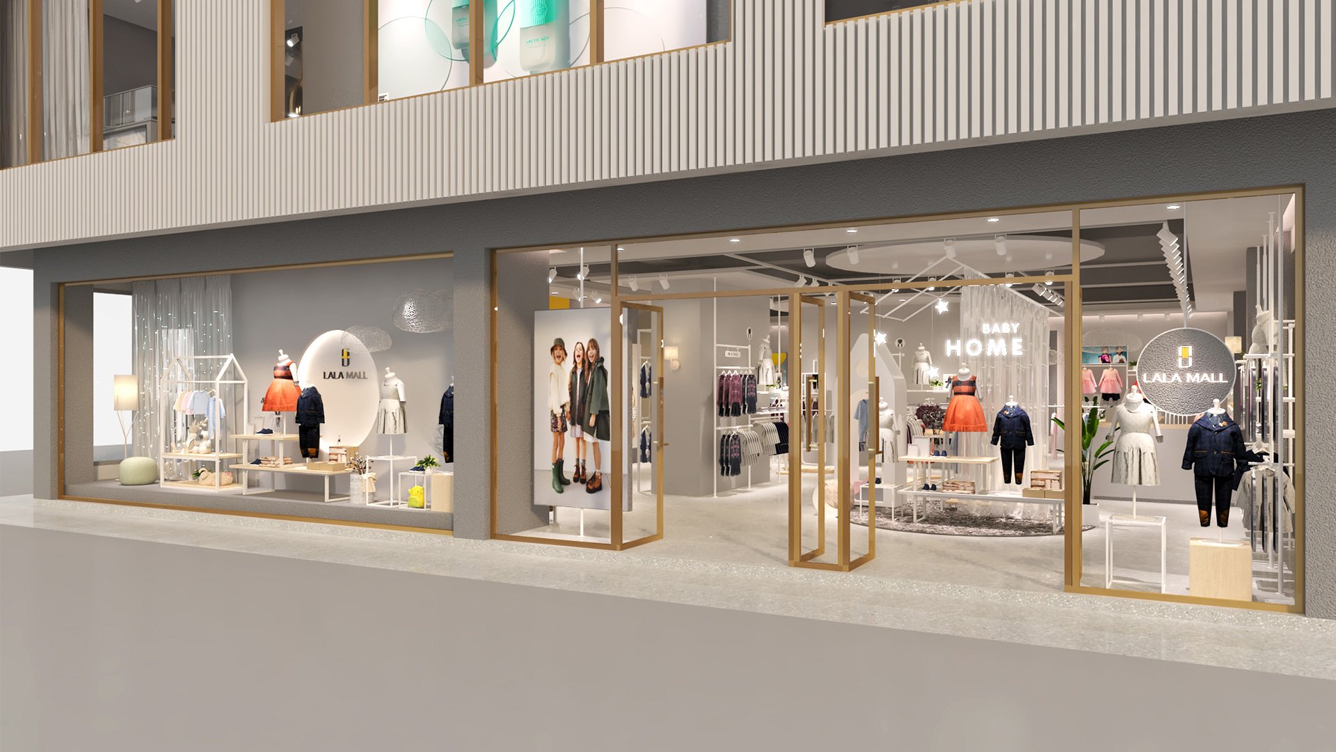 Mom and Me Baby Boutique Store Design & Shopfitting Manufacturing