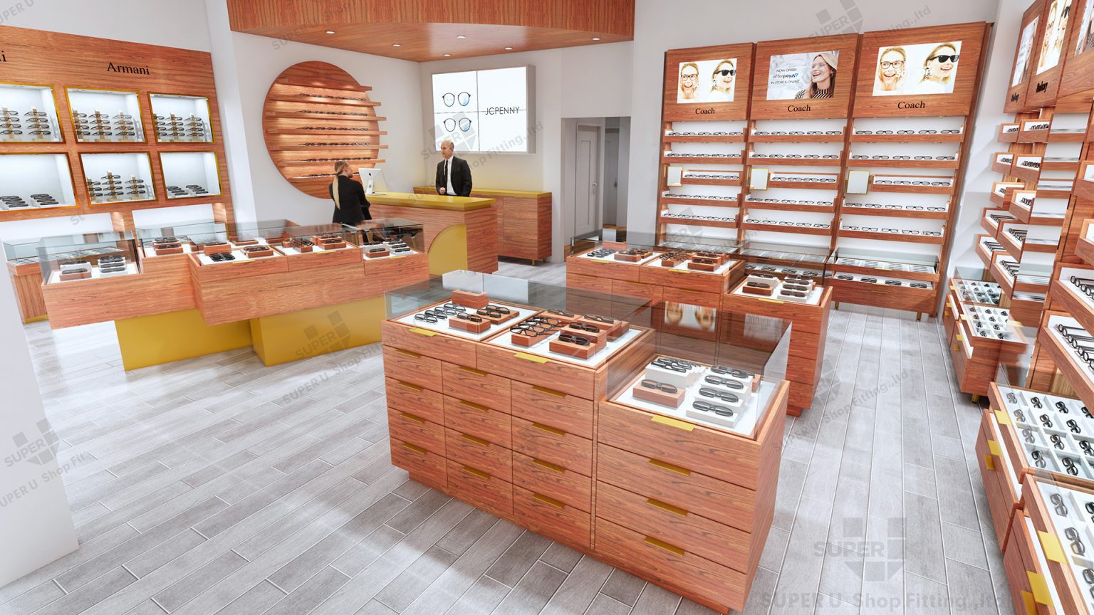 Super Premium Optical Optical Shop Furniture Design