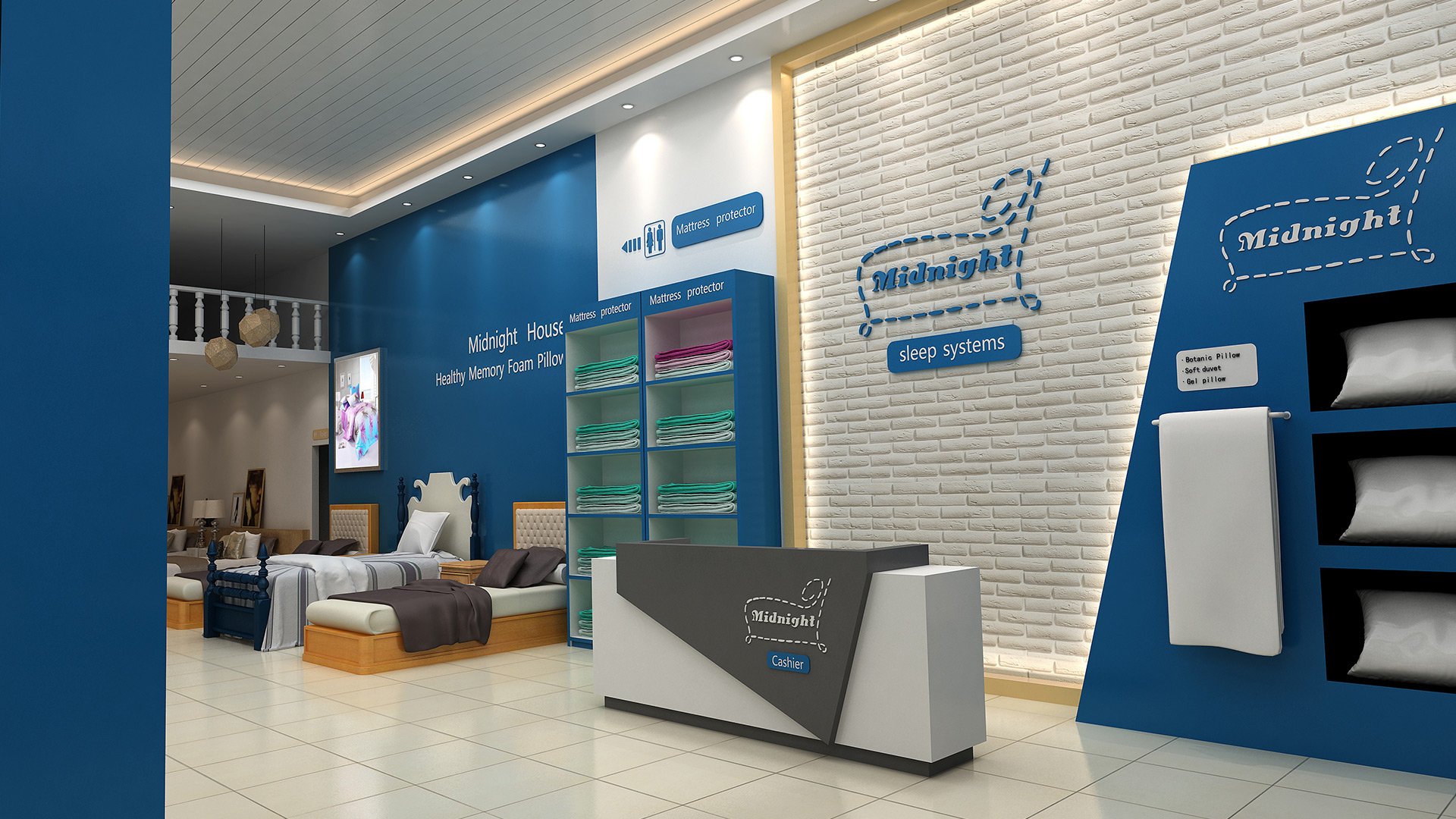 Midnight Sleep Shop Interior Design Project