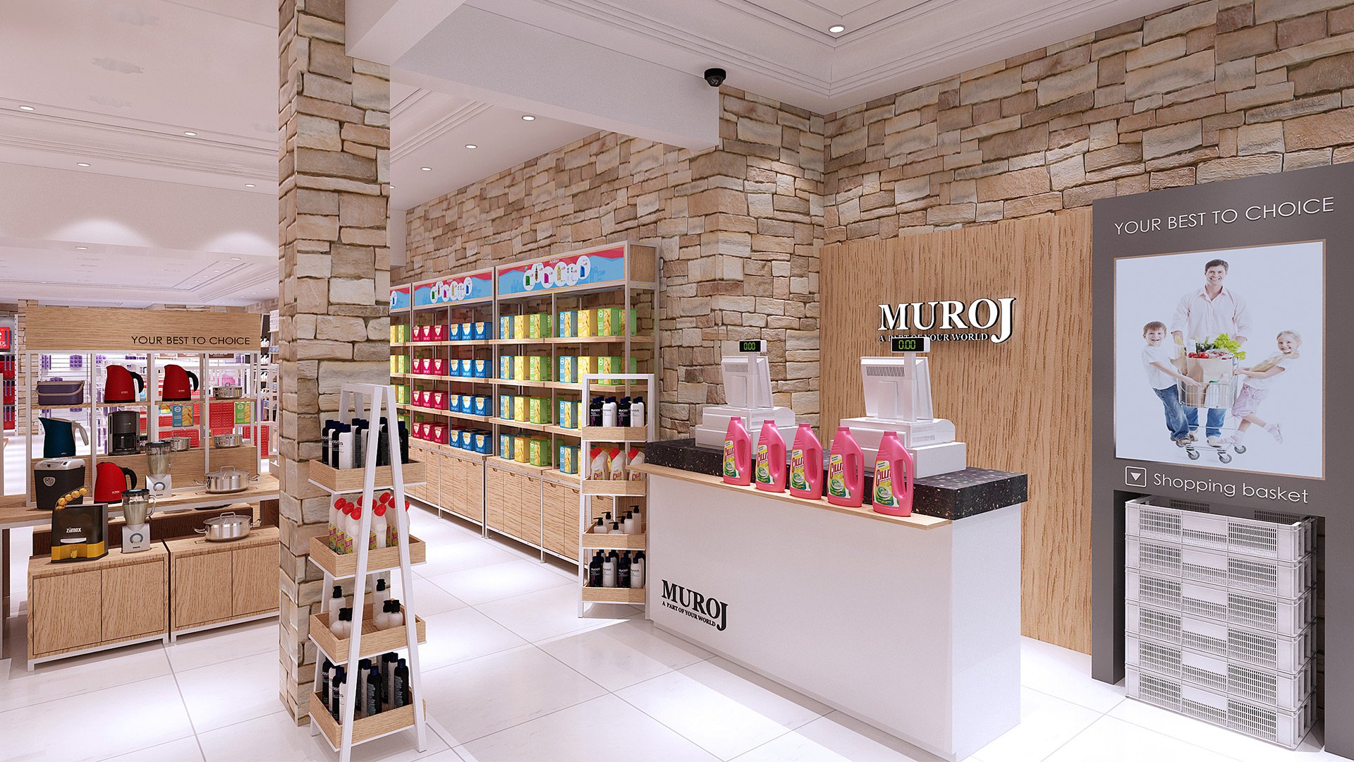 Muroj Life Mini Market Store Design Project