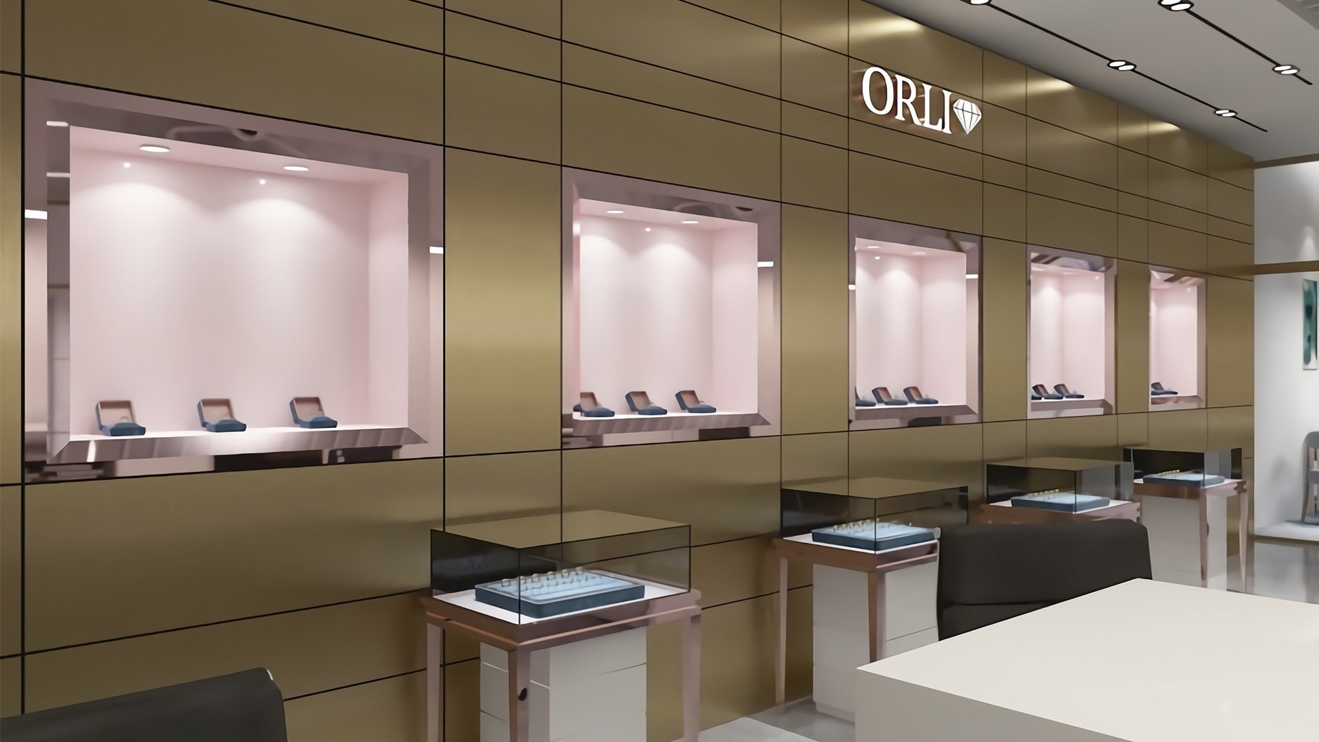 Roop Darshan Indian Jewelry Store Display Design and Store Fixture ...