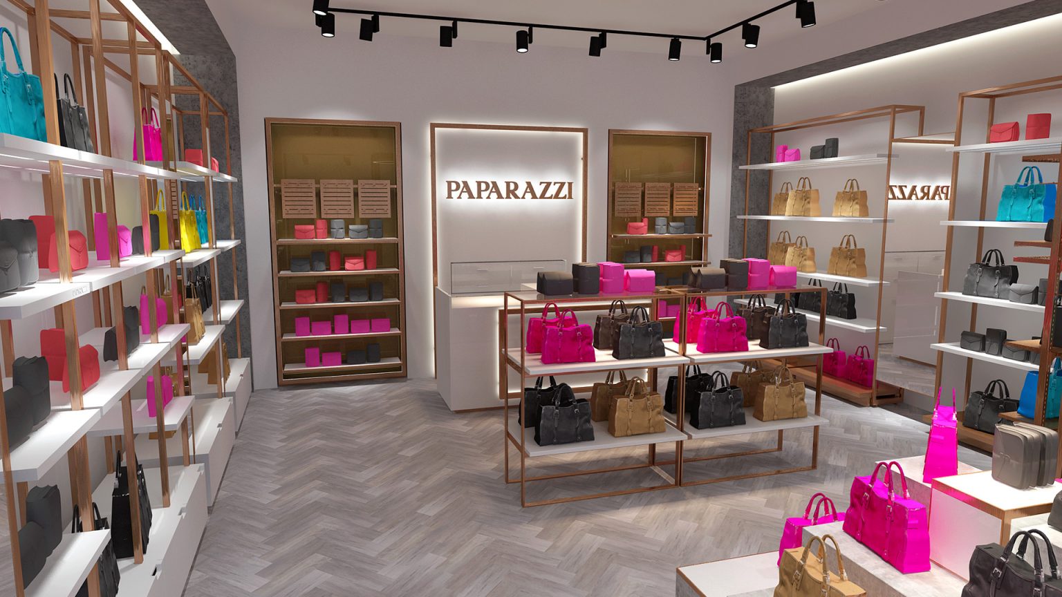 Pera Bags Shop Design & Shop Display Furniture Manufacturing Project