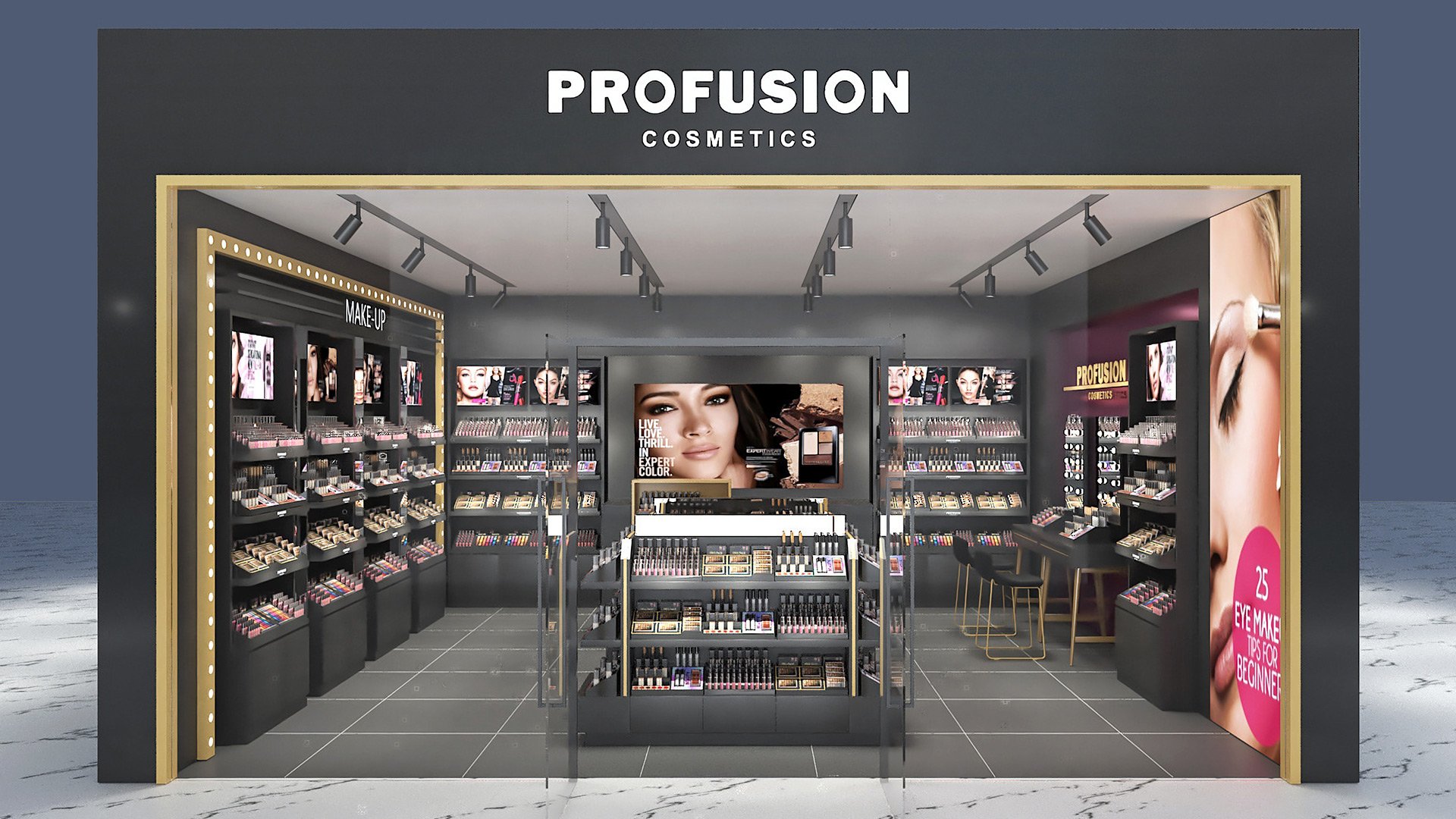 Profusion Cosmetic Shop Design