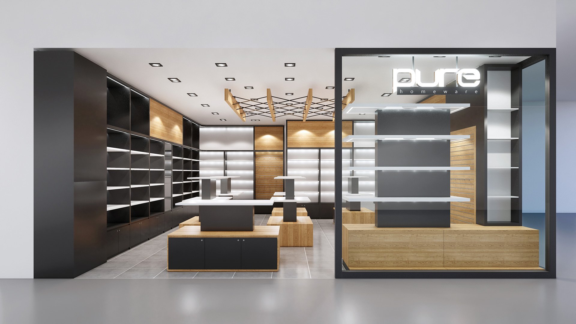 BedHome Bed Store Interior Design Project