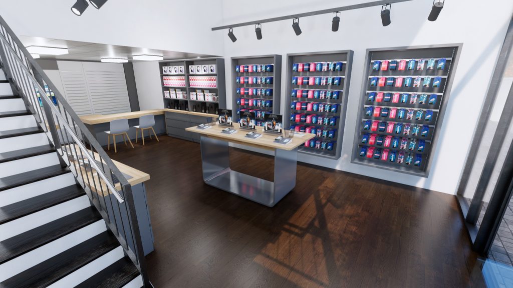 Handy Centrale Phone Accessory & Electronic Showroom Design