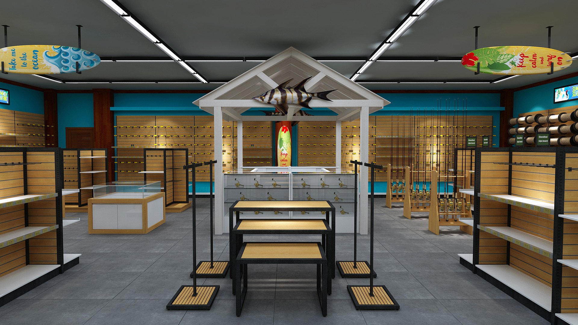 Summer Sensation Surf Shop Design Project