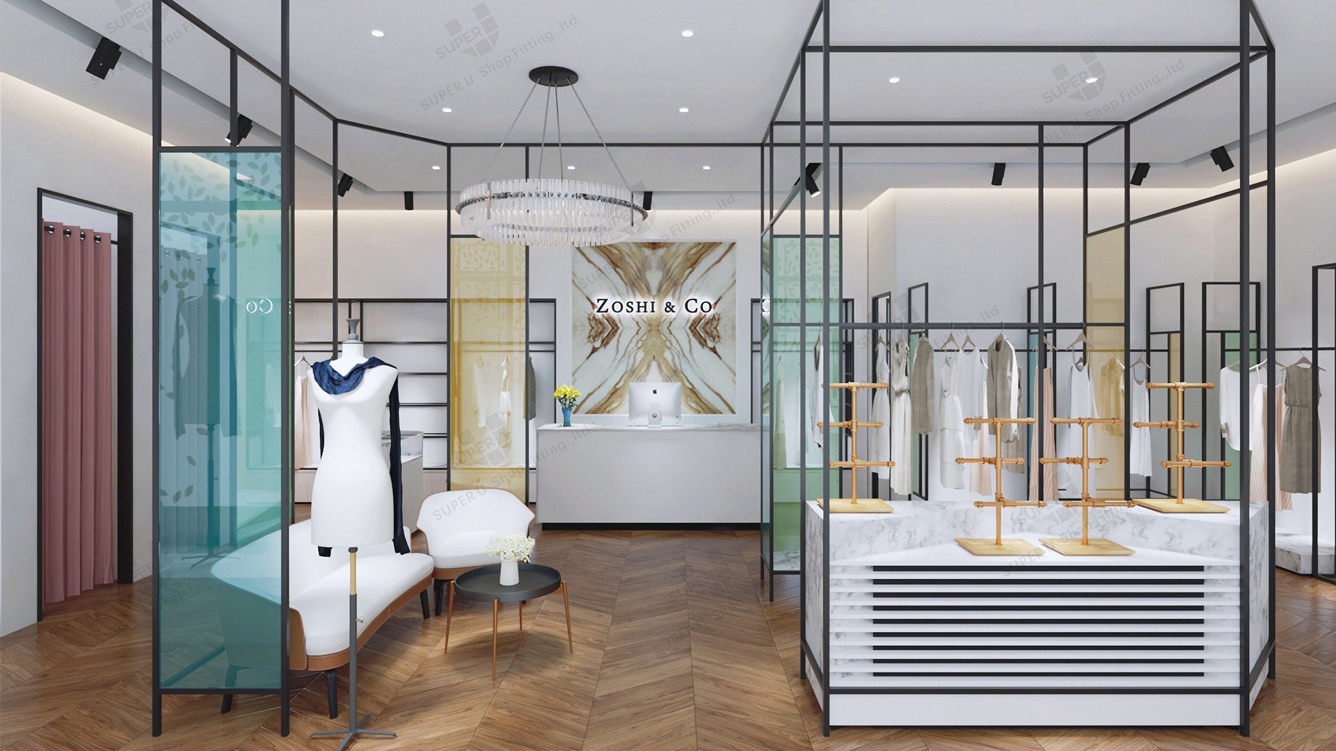Zoshi & Co Small Clothes Shop Design Project