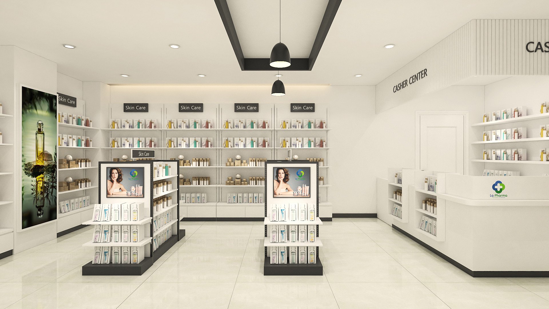 D'Offay Small Retail Pharmacy Design and Shop Display Furinture ...