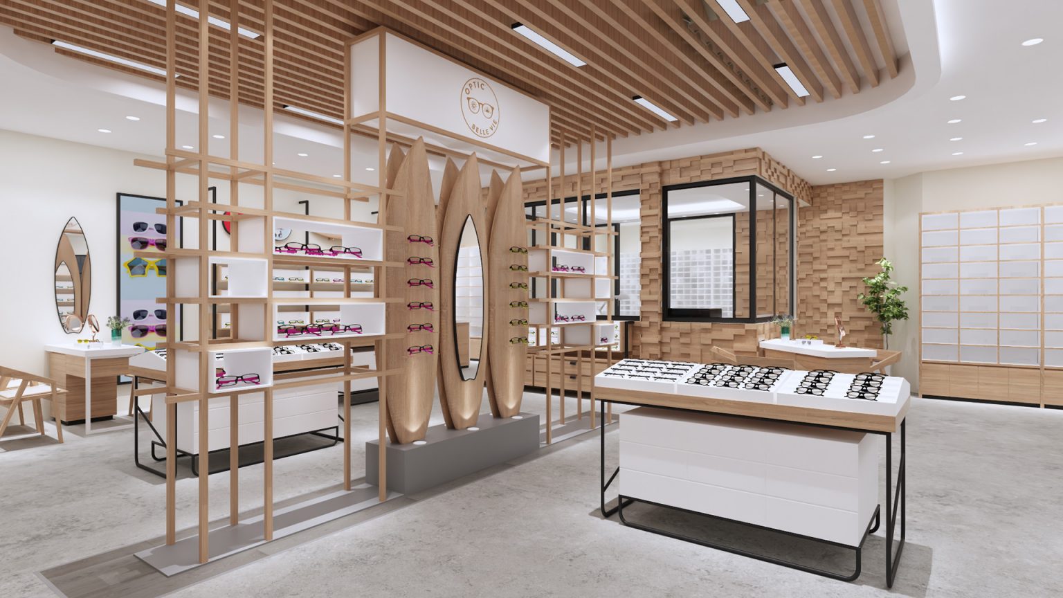 Choice Optical Optical Shop Interior Design Project