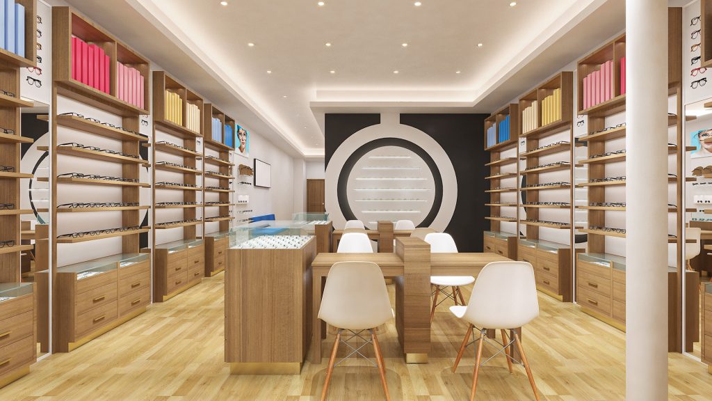 Super Premium Optical Optical Shop Furniture Design