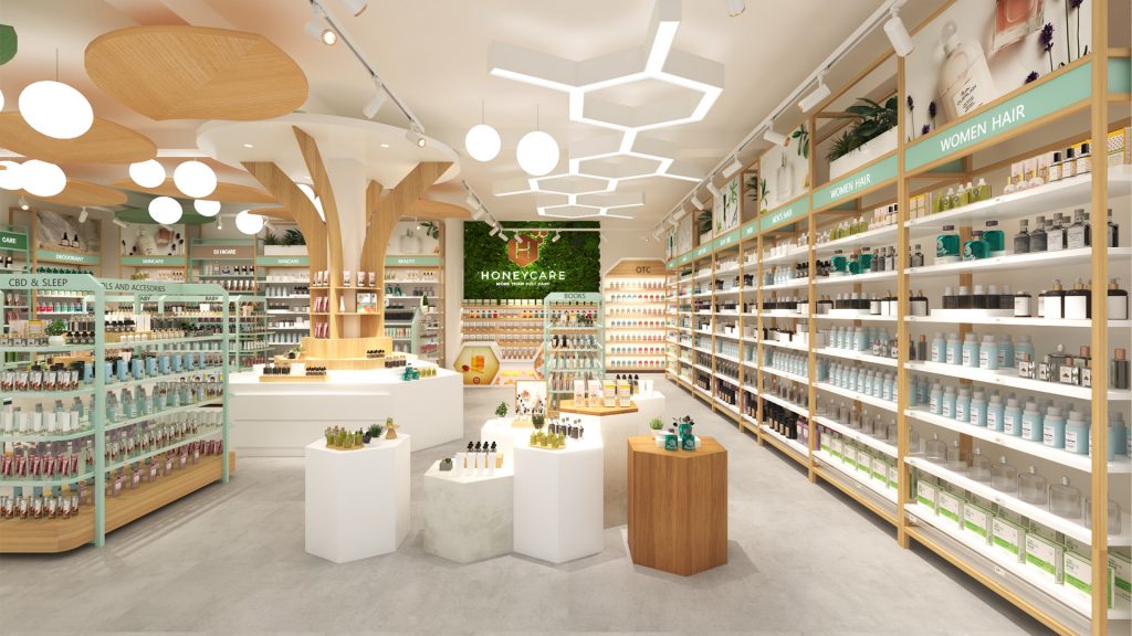 Natural Health Store Interior Design