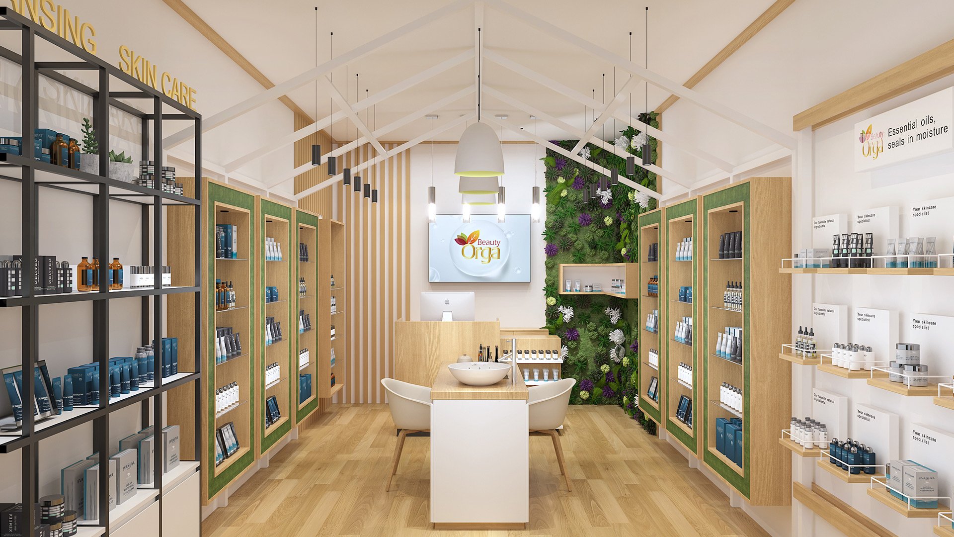 Wig Station Retail Wig & Extension Store Design Display Solution