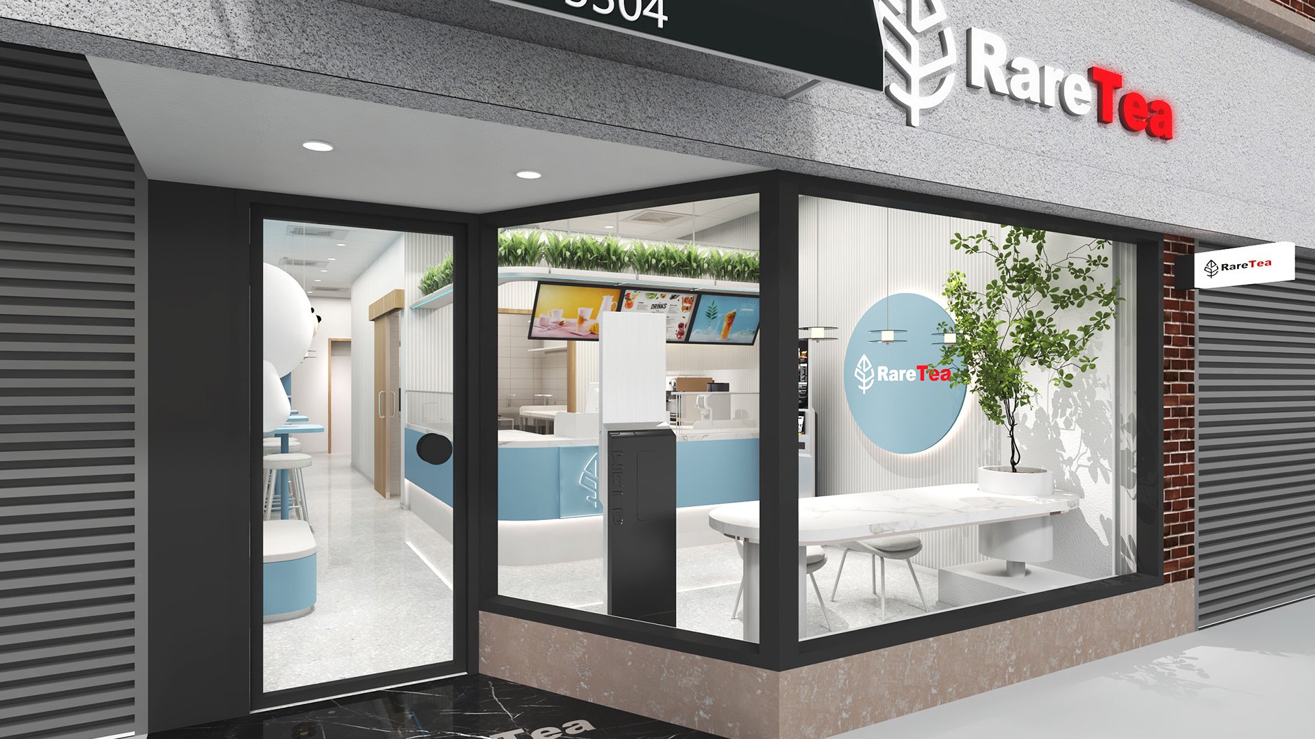 Rare Tea Boba Tea Shop Design Project
