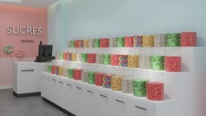 Sugar Shack Candy Store Design and Display Furniture Manufacturing Project