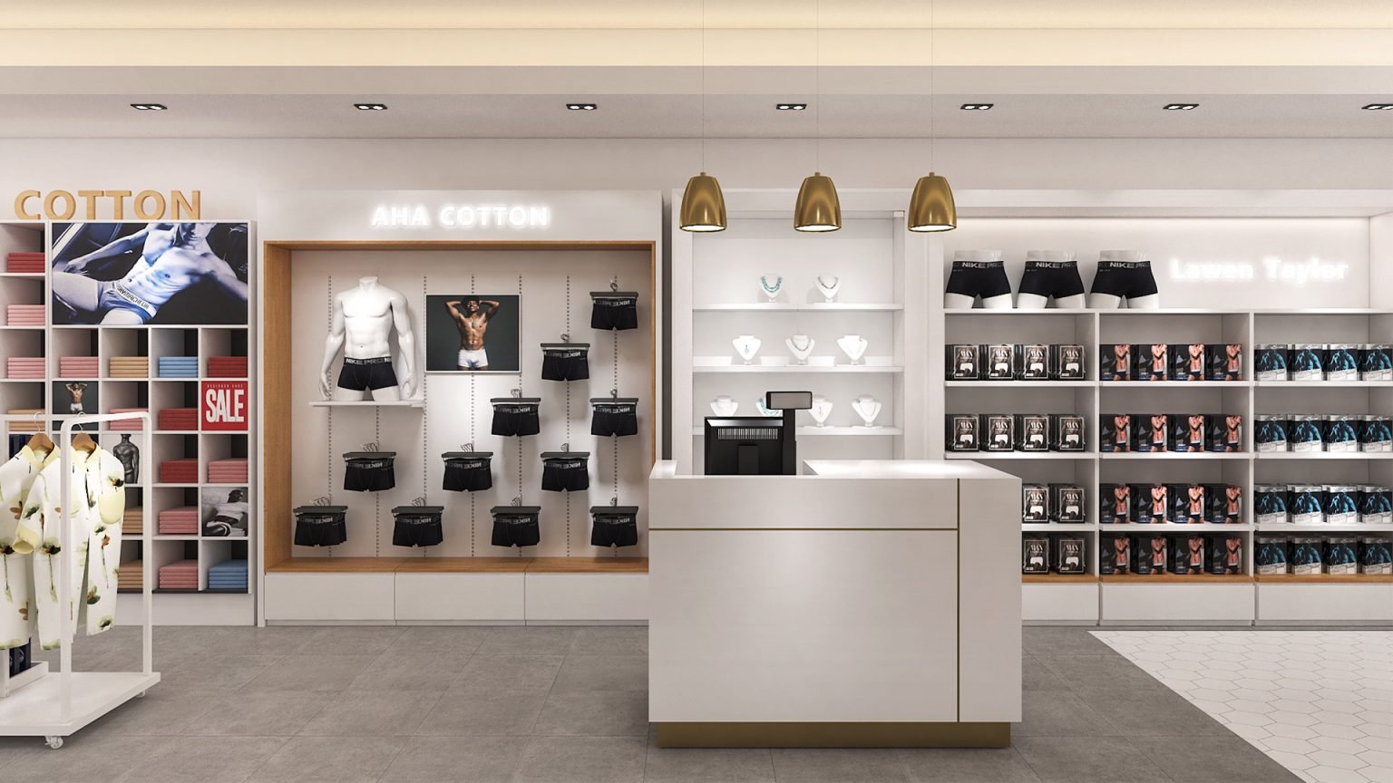 BePharm Retail Pharmacy Shop Interior Design