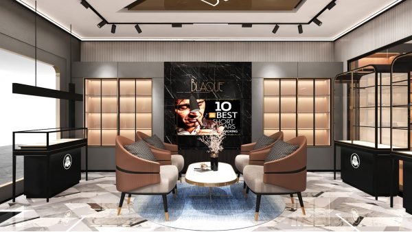 Blaque Lounge Modern Wine Bar Design Project