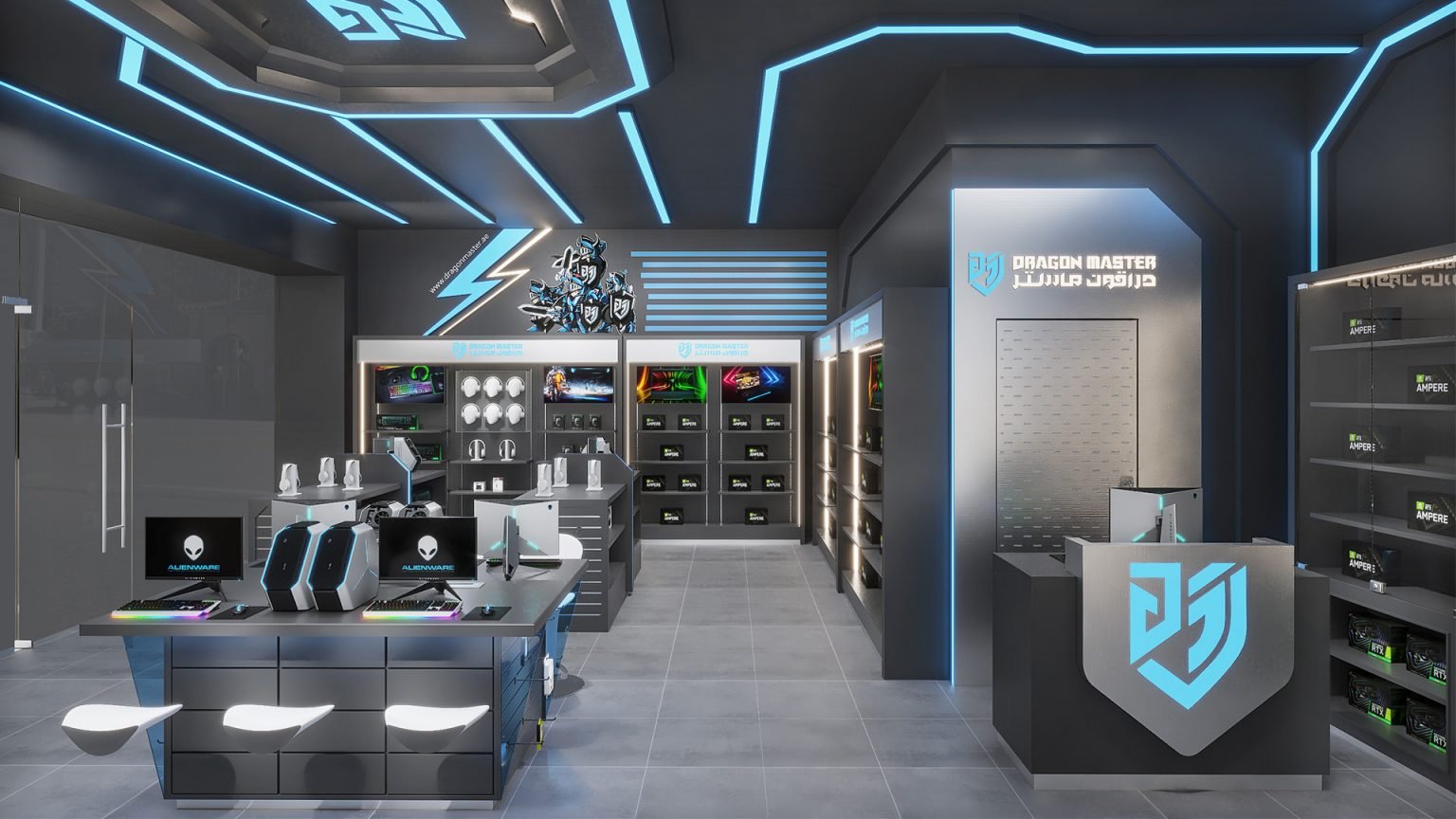 Lego Retail Video Game Store Display Case Manufacturing