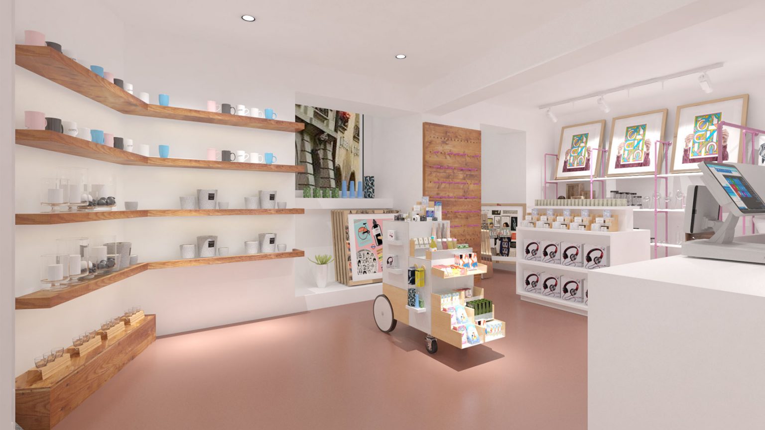 Magic Material Fabric Shop Interior Design