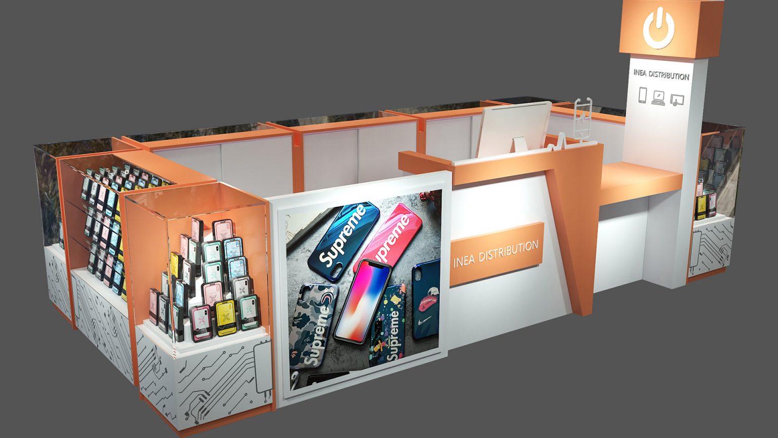 Dino's iShop Mobile Phone Shop Design and Store Fixtures Manufacturing ...