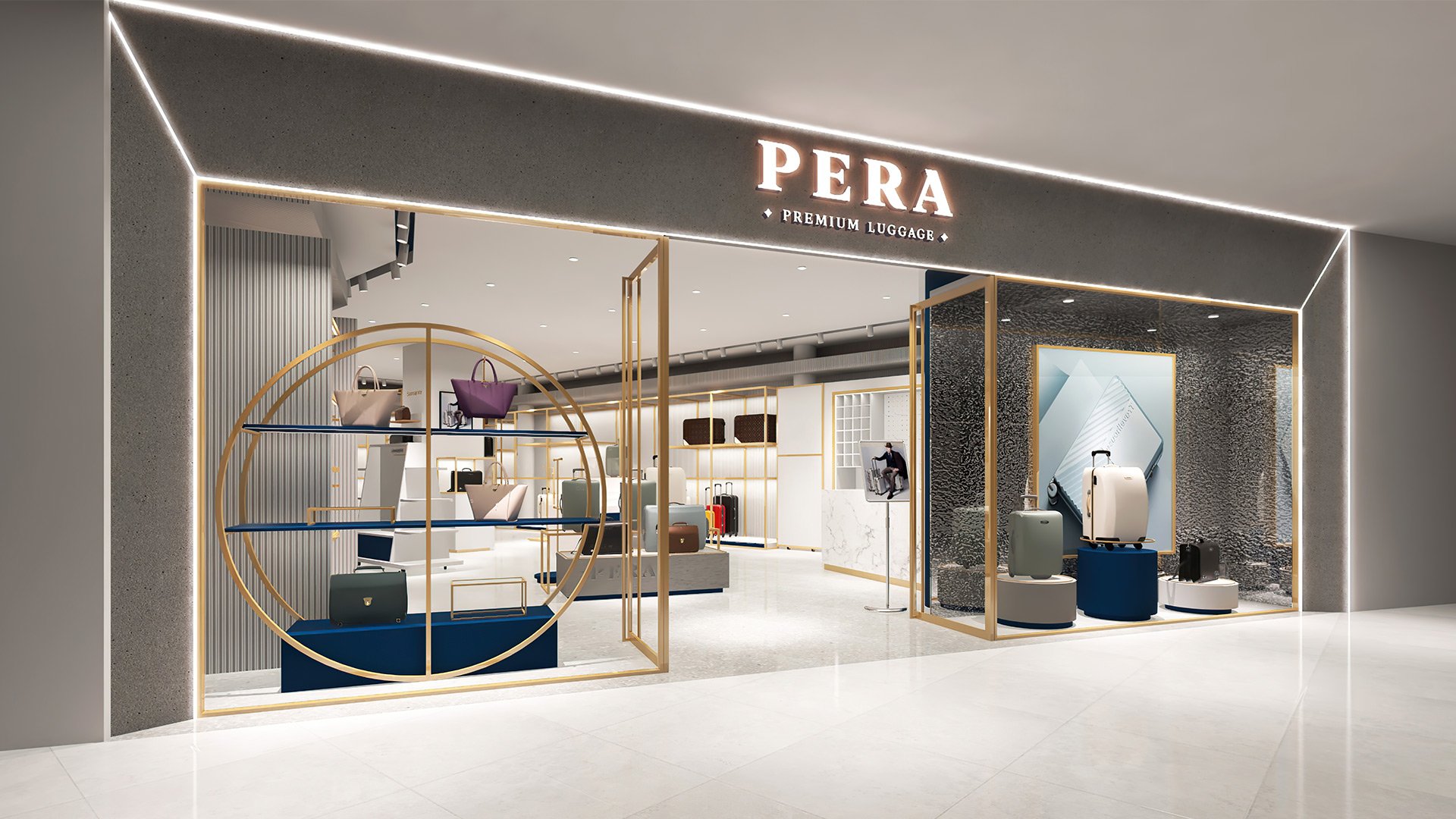 Pera Bags Shop Design & Shop Display Furniture Manufacturing Project