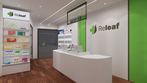 Releaf Pharmacy Shop Design Project