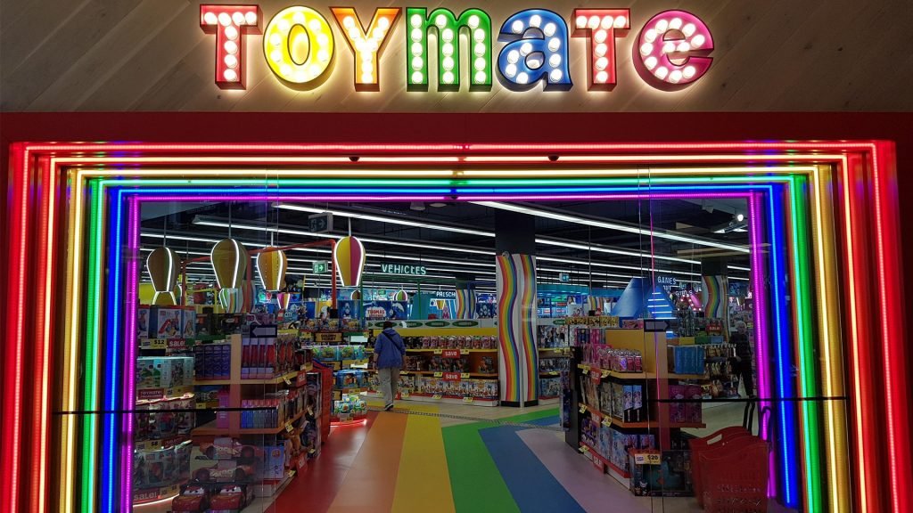 Lego Retail Video Game Store Display Case Manufacturing Project