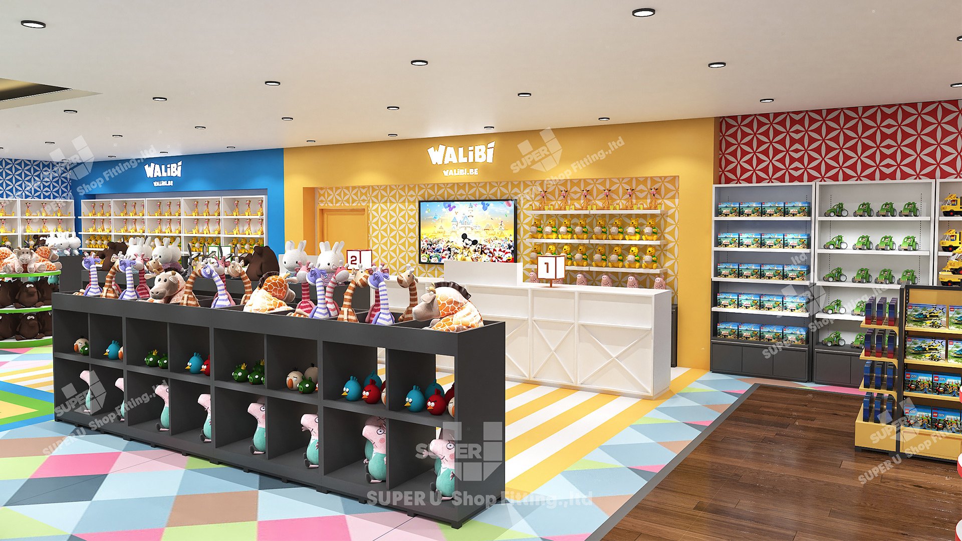 Walibi Amusement Park Gift Store Design Project