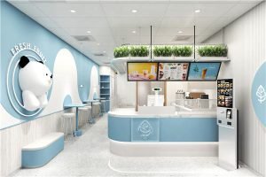 Custom Milk Tea Shop Design Supplier
