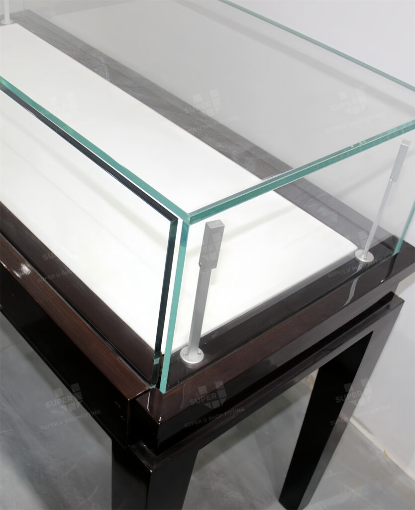 Custom Glass Locking Jewelry Display Case with Storage Manufacturer ...