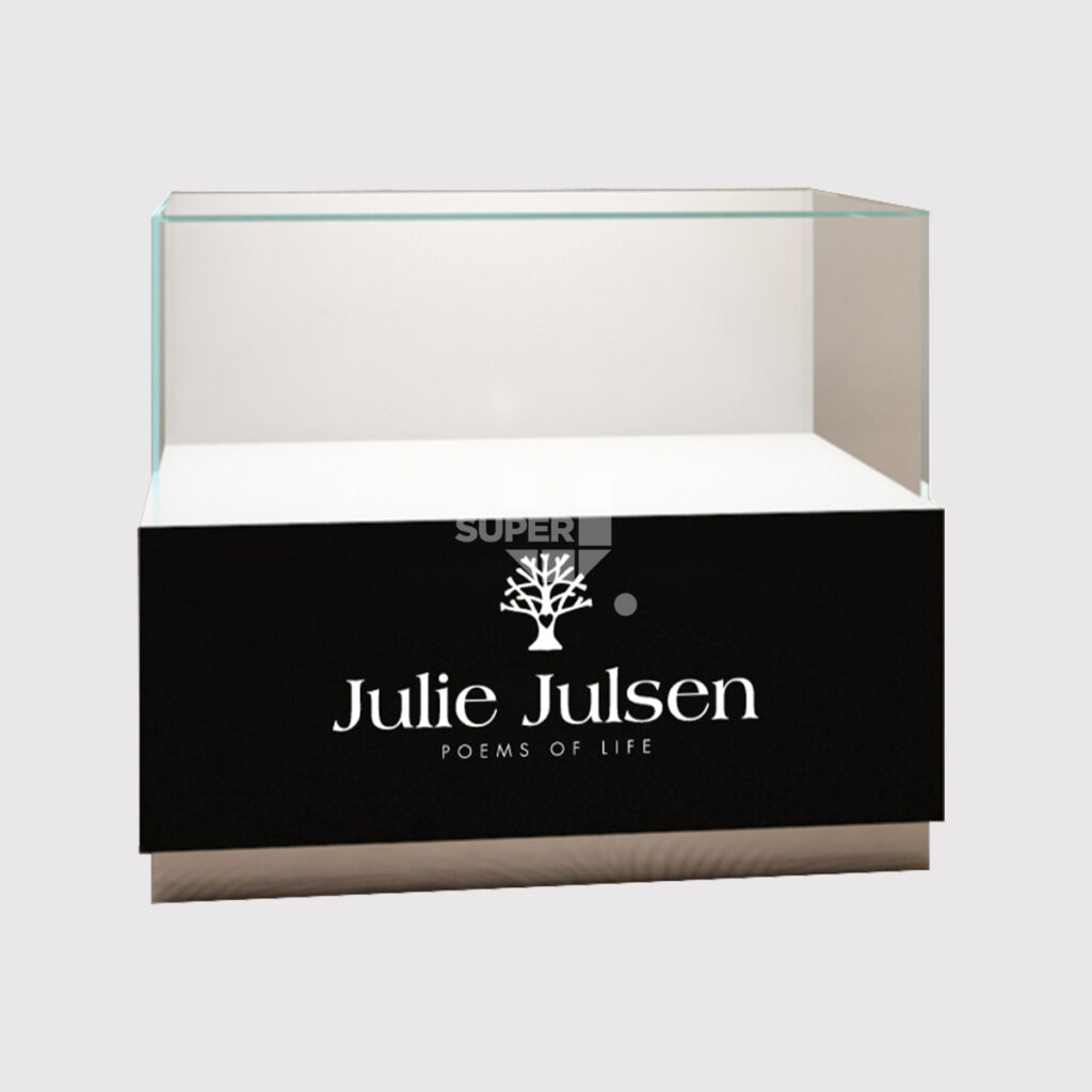 Custom Fashionable Bulletproof Glass Jewellery Display Cabinet ...