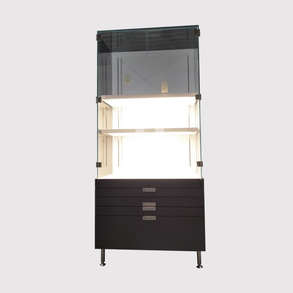 Custom Freestanding Metal Glass Jewelry Display Showcase Manufacturer ...