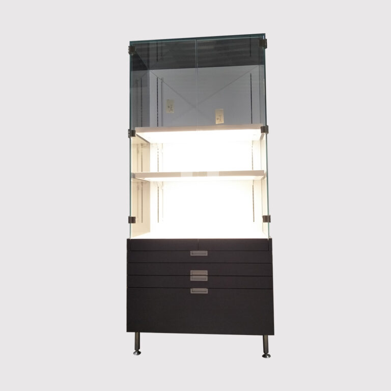Custom Lockable Jewelry Display Case with Shelf Light Manufacturer Supplier