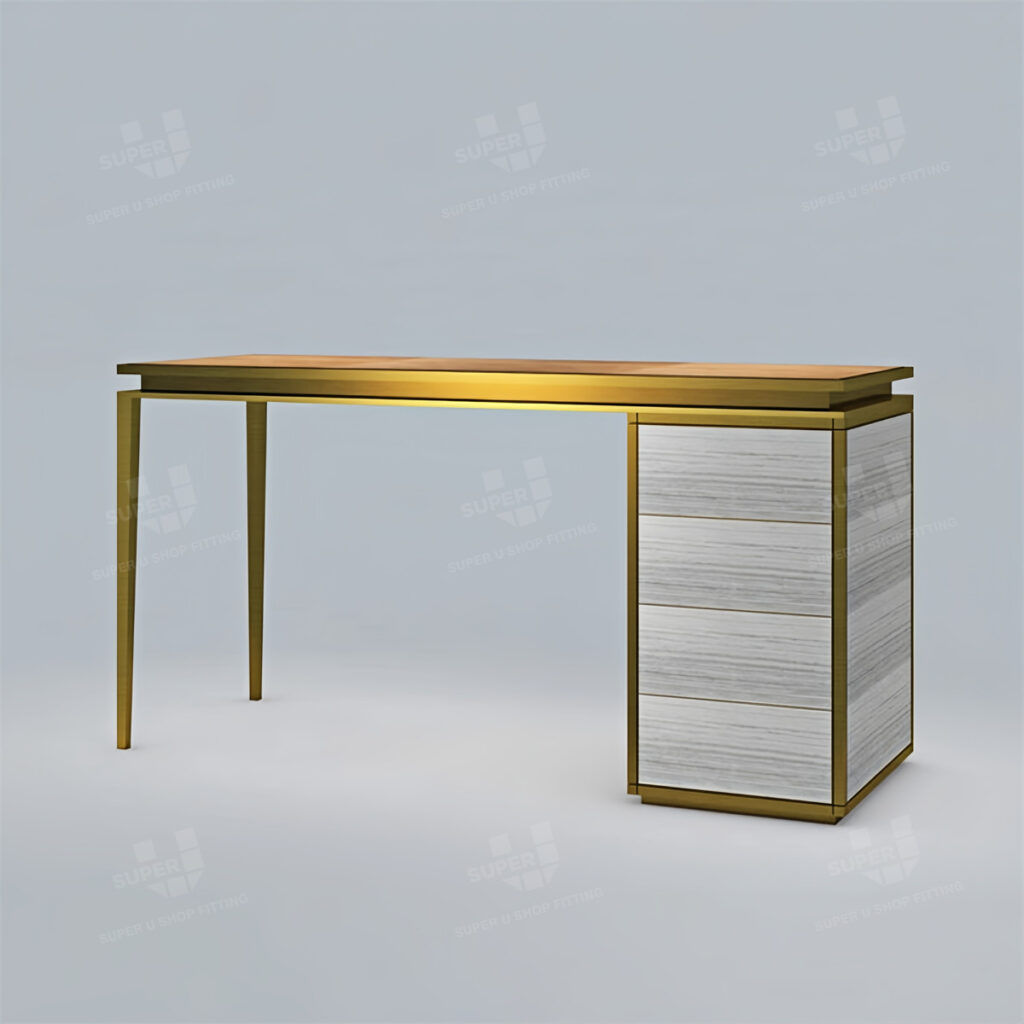 Custom Modern Retail Glass Jewelry Display Table Manufacturer Supplier