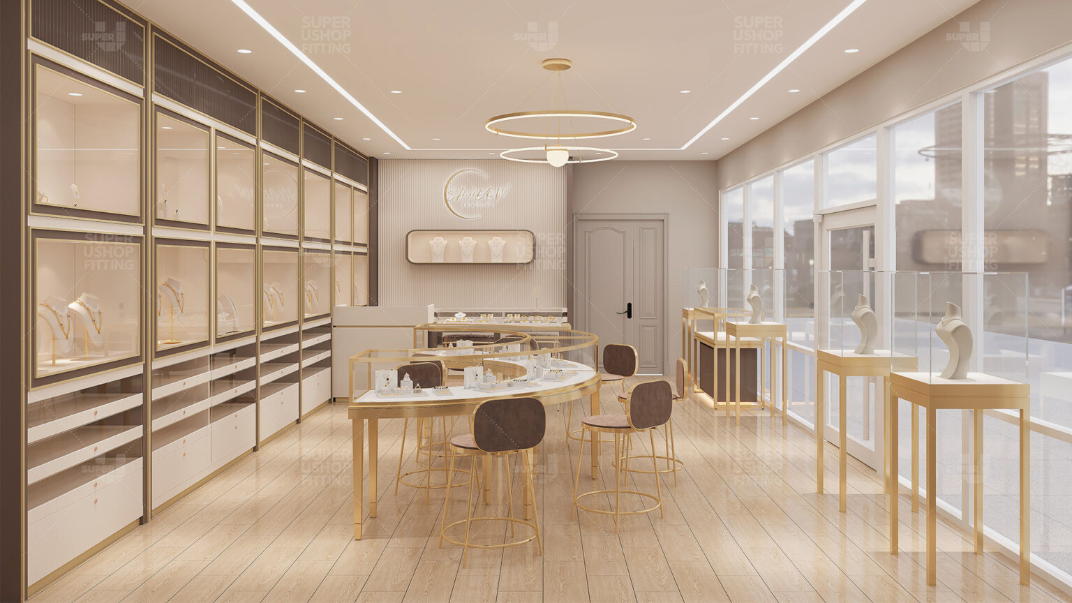 Roop Darshan Indian Jewelry Store Display Design and Store Fixture ...