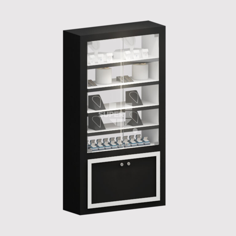 Custom Retail Jewelry Display Case Tower with Lighting Manufacturer ...