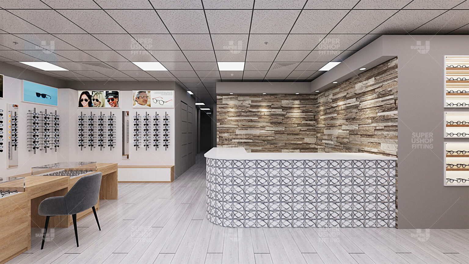 Super Standard Optical Optical Interior Design Project