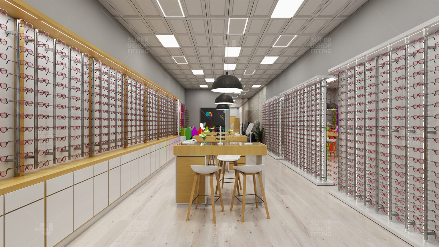 Super Classic Optical Optical Store Design